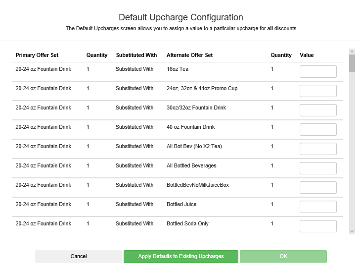 Set The Default Upcharges For A Promotion set-the-default-upcharges-for-a-promotion